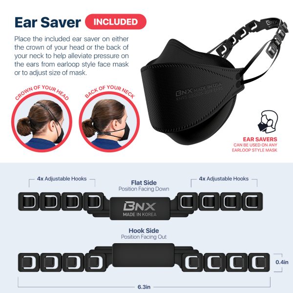 BNX 20-Pack KN95 Face Masks, Disposable Particulate KN95 Mask Made in ...